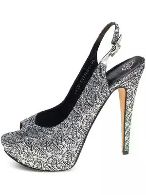 GINA Leather Heeled Sandals