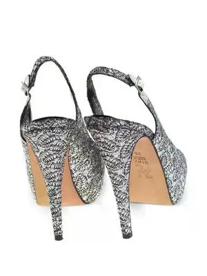 GINA Leather Heeled Sandals