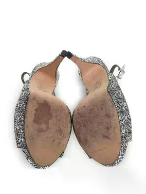 GINA Leather Heeled Sandals