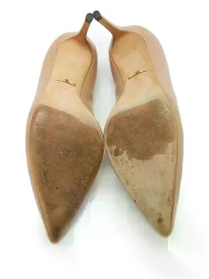 Gucci 100mm Leather Pumps