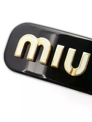Miu Miu Logo Barrette