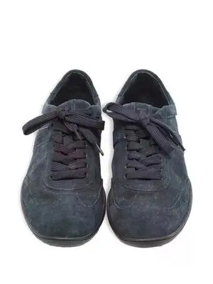 TOD'S Suede Lace-up Sneakers - Blue