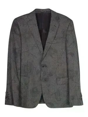 Etro Floral Jacquard Suit