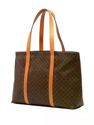 Celine Macadam Coated Canvas Tote Bag