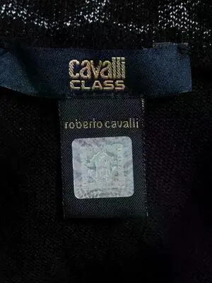 Roberto Cavalli Geometric-pattern V-neck T-shirt