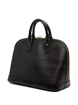 LOUIS VUITTON Epi Alma Pm Handbag - Black