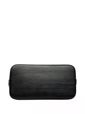 LOUIS VUITTON Epi Alma Pm Handbag - Black