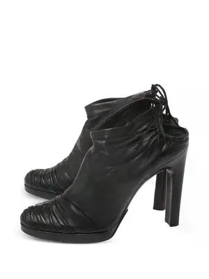 Gucci 120mm Leather Ankle Boots
