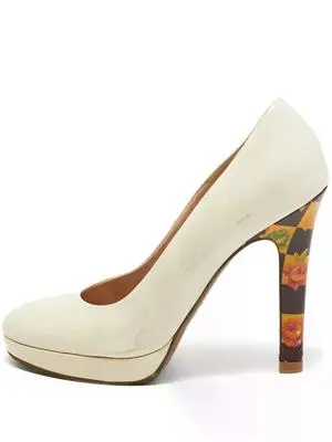 Versace 125mm Floral-heel Pumps