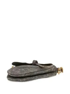 Dior Medium Saddle Oblique Handbag - Grey
