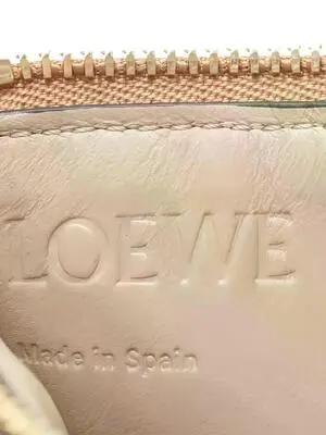 Loewe 2010s Anagram-leather Card Holder - Neutrals