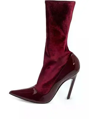 Balenciaga 110mm Leather Heeled Boots