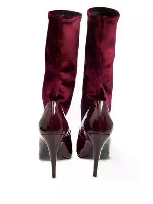 Balenciaga 110mm Leather Heeled Boots