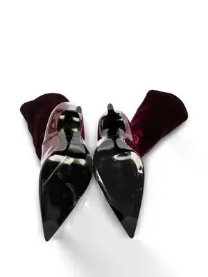Balenciaga 110mm Leather Heeled Boots