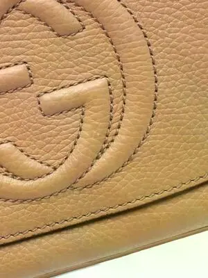 Gucci 2010s Soho Interlocking G Chain Shoulder Bag - Neutrals