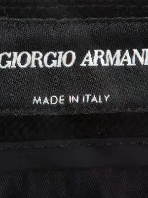 Giorgio Armani Chevron Velvet Trousers