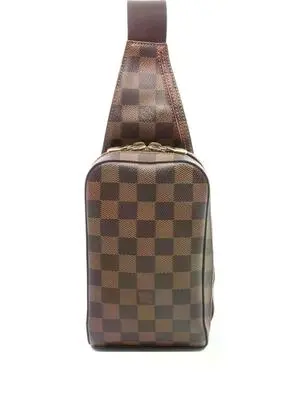 LOUIS VUITTON Geronimos Crossbody Bag In Damier Ebène