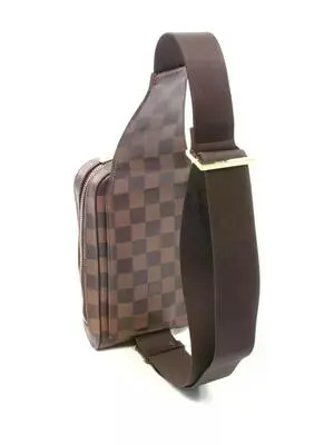 LOUIS VUITTON Geronimos Crossbody Bag In Damier Ebène
