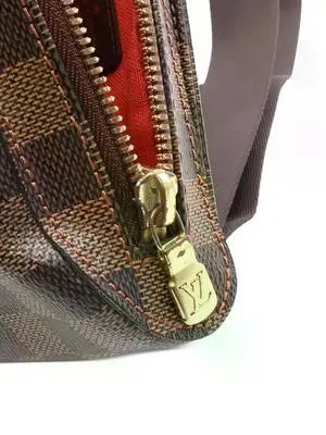 LOUIS VUITTON Geronimos Crossbody Bag In Damier Ebène