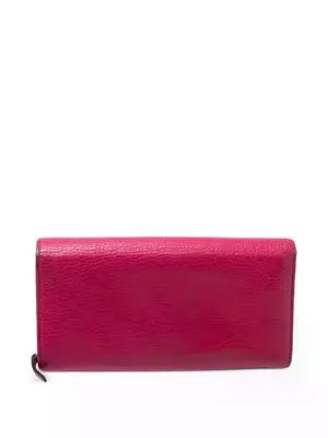 Gucci Swing Leather Wallet - Pink