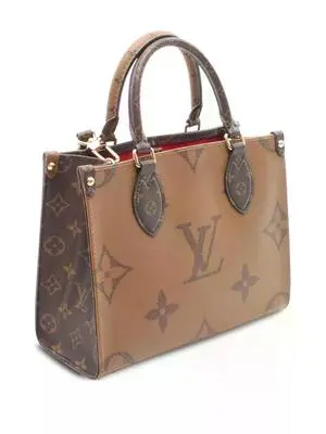LOUIS VUITTON Monogram Reverse Giant Onthego Pm Satchel