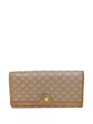 Celine Macadam-pattern Wallet - Neutrals