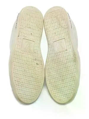 LOUIS VUITTON Metallic Leather Lace-up Sneakers