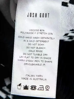 Josh Goot Patterned Sweater Dress