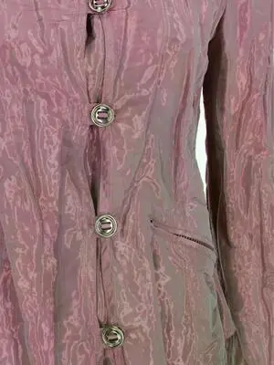 Giorgio Armani Lamé Effect Band Collar Jacket