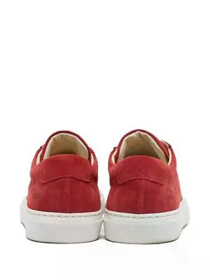 COMMON PROJECTS Suede Low-top Sneakers - Red