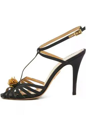 CHARLOTTE OLYMPIA Strappy Open-toe Heels - Black