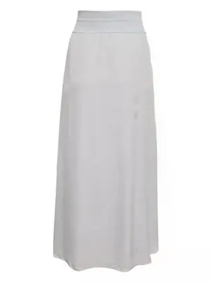 Theory Ribbed-waistband A-line Skirt