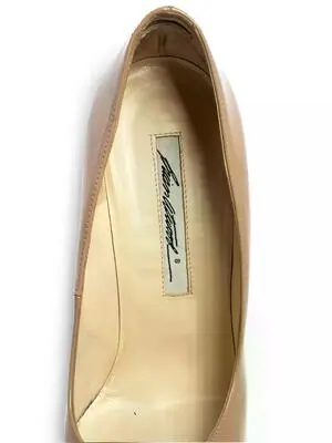 Brian Atwood Patent Leather Round Toe Stiletto Pumps