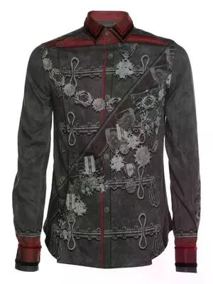 Dolce & Gabbana Pre-owned Printed Cotton Shirt