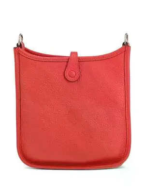 Hermès 2015 Mini Evelyne Shoulder Bag - Red