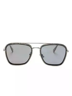 BVLGARI Pilot Frame Sunglasses - Silver