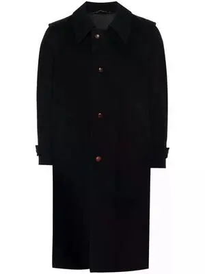A.N.G.E.L.O. VINTAGE CULT 1970s Double-breasted Virgin Wool Coat
