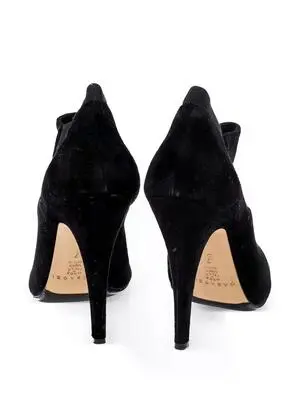 Casadei 115mm Elastic-panel Suede Boots