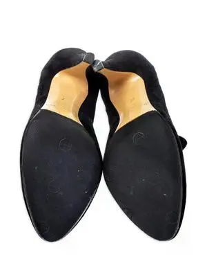 Casadei 115mm Elastic-panel Suede Boots
