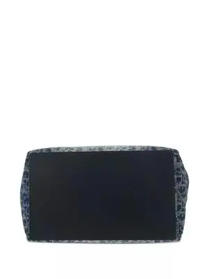 Dior Denim Oblique Monogram Tote Bag