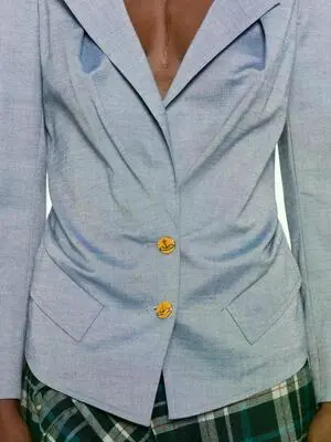 VIVIENNE WESTWOOD 1990s Single-breasted Blazer - Blue