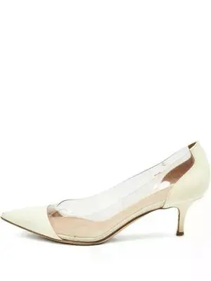 GIANVITO ROSSI Patent Leather Pumps - Neutrals