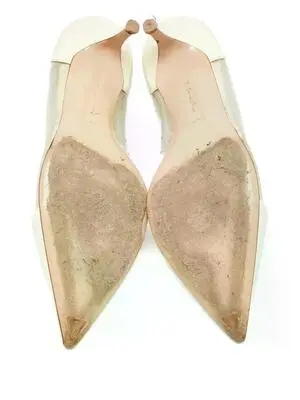 GIANVITO ROSSI Patent Leather Pumps - Neutrals