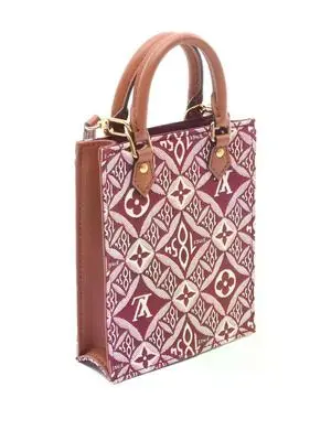 LOUIS VUITTON Petit Sac Plat Tote Bag - Red