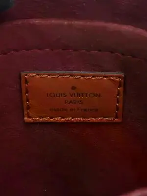 LOUIS VUITTON Petit Sac Plat Tote Bag - Red