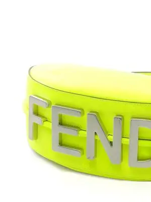 Fendi 2010s Crescent Leather Handbag