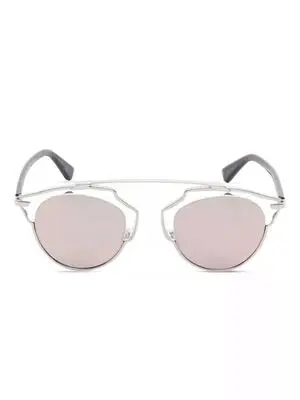 Dior Soreal Round-frame Sunglasses - Silver