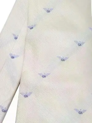 Emporio Armani Silk Neck Tie - Neutrals