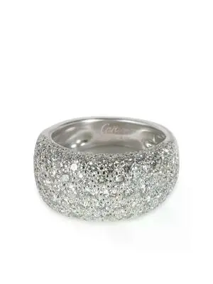 Cartier 18kt White Gold 3.5ct Diamond Ring - Silver