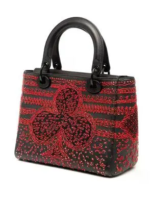 Dior 2018 Medium Lady Satchel - Black
